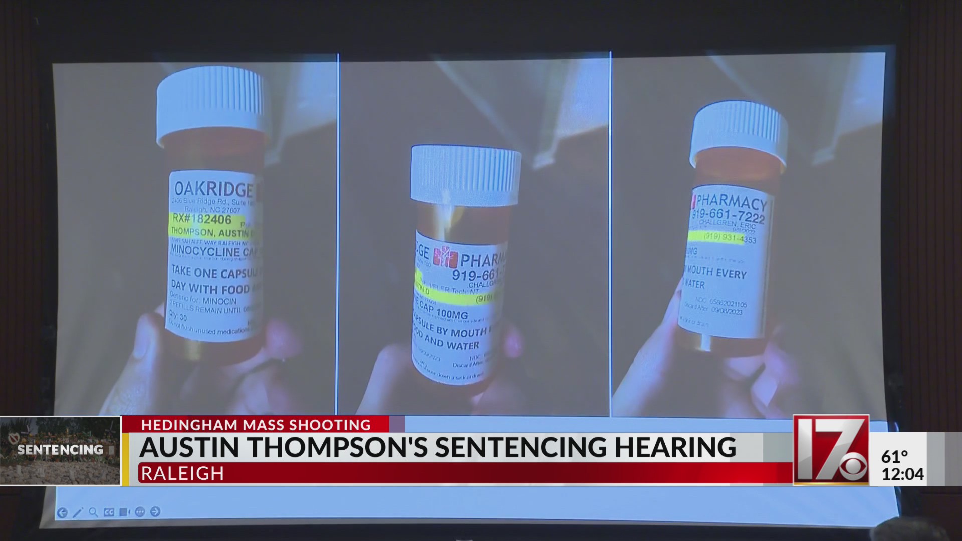 Sentencing hearing continues for Austin Thompson – CBS17.com