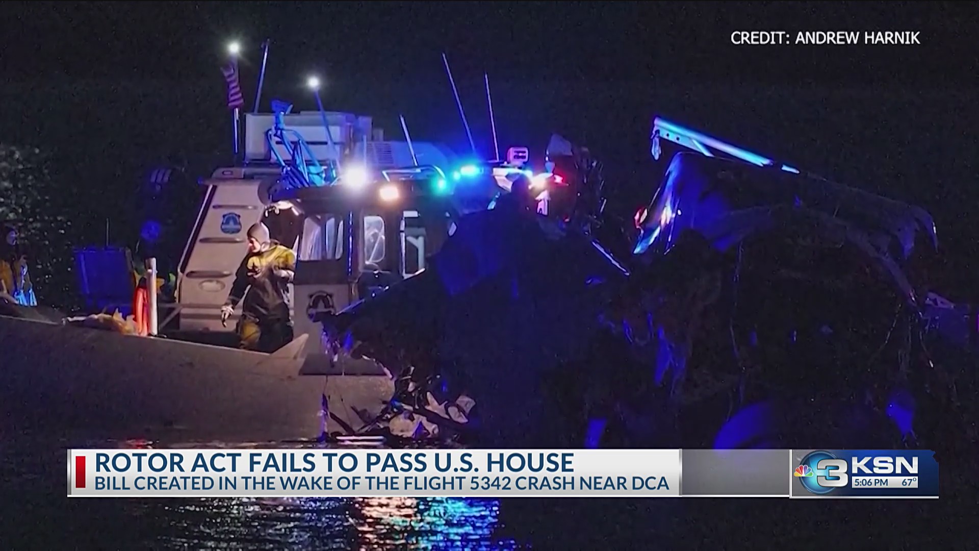 ROTOR Act, introduced after Flight 5342 crash, fails in House – KSN-TV