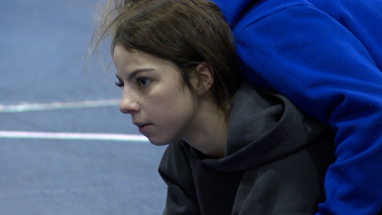 Local wrestler eyes state title after career milestone with junior Ella ...