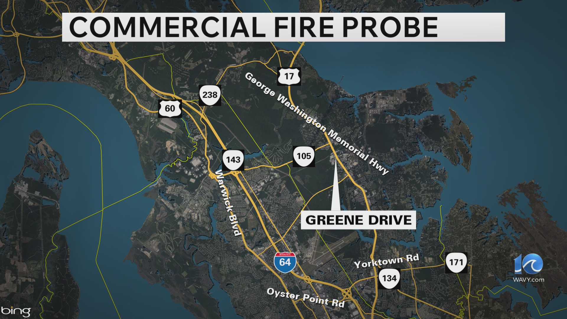 Crews in York County respond to fire on Greene Drive – WAVY.com