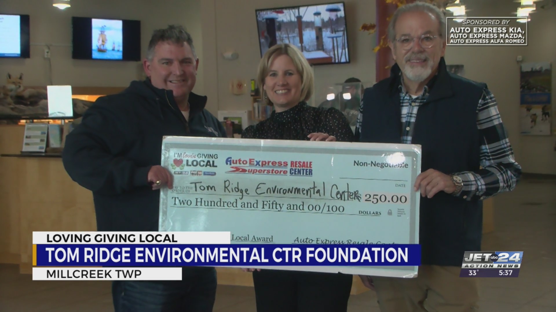 LGL: Tom Ridge Environmental Center Foundation – WJET/WFXP/YourErie.com