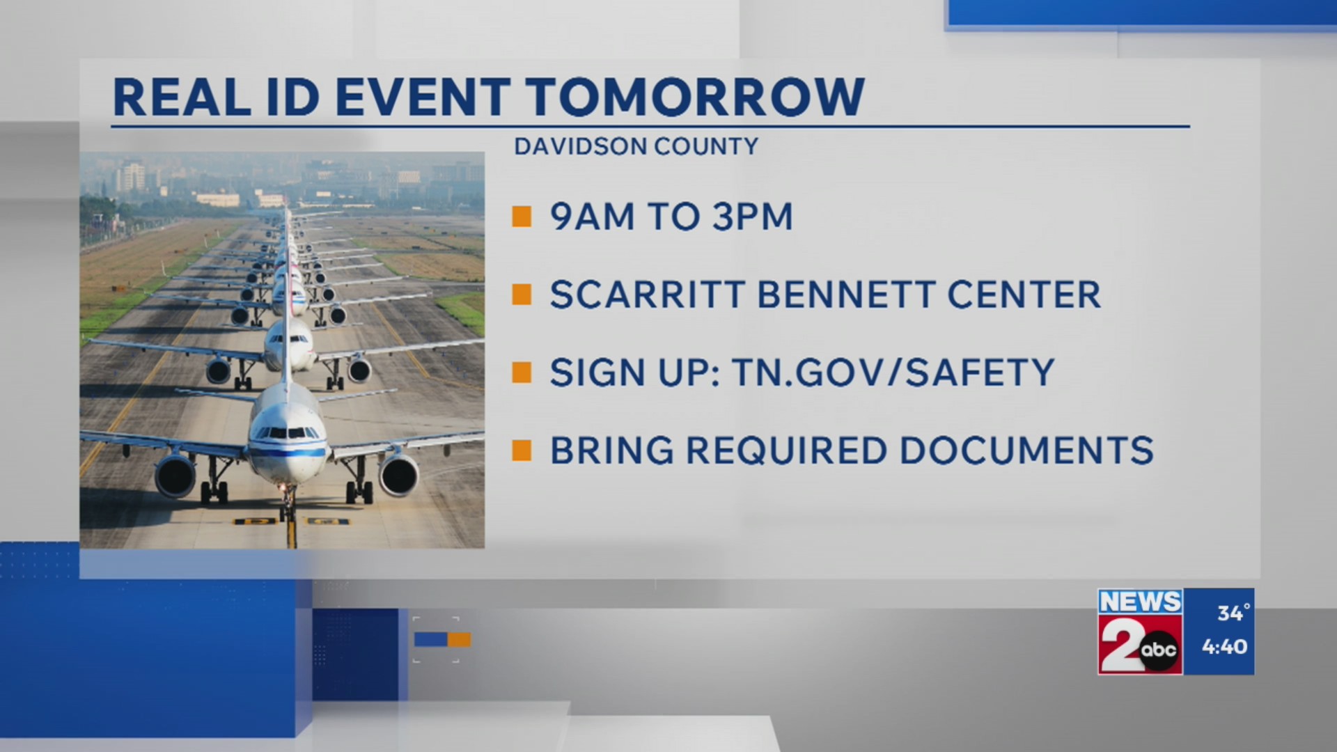 REAL ID event taking place in Nashville Thursday – WKRN News 2