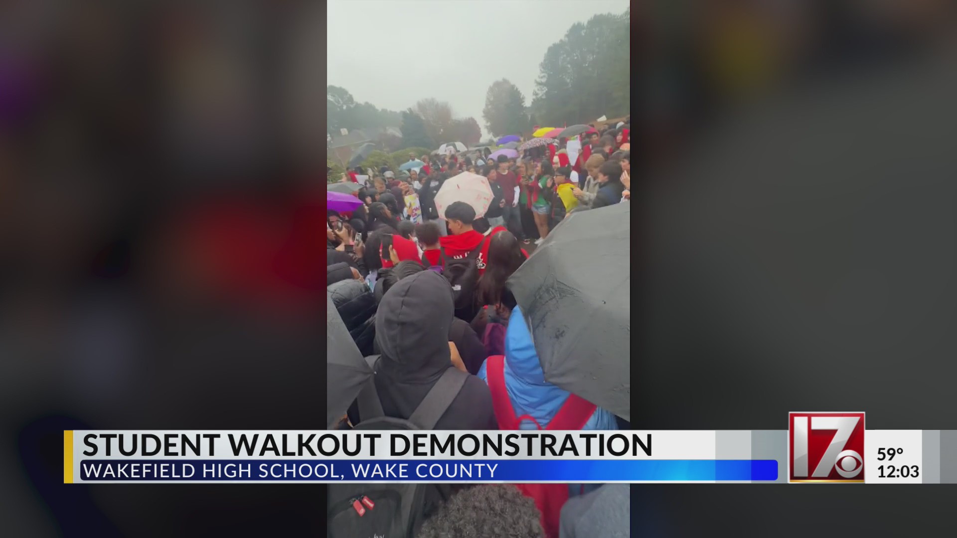 Raleigh student protests underway against Border Patrol in NC – CBS17.com