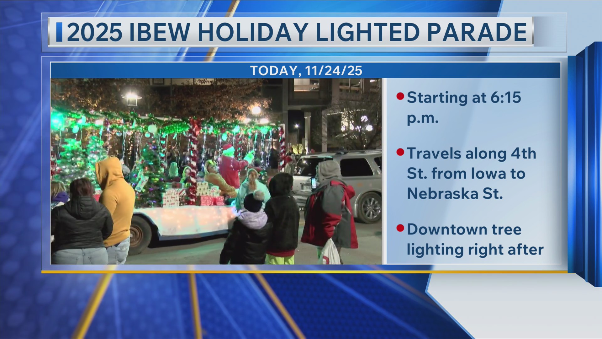 2025 IBEW Holiday Lighted Parade 11/24 – SiouxlandProud | Sioux City ...