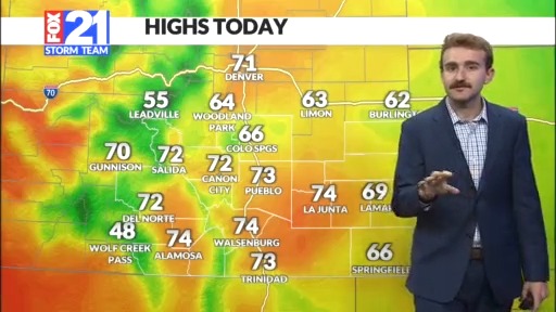 Storm Team Forecast – March 23 – FOX21 News Colorado