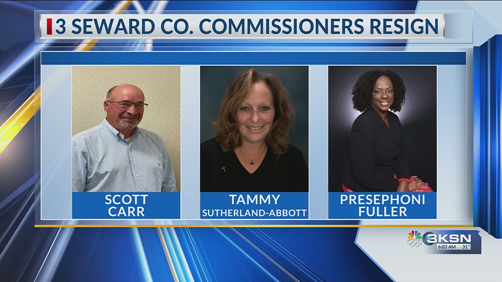 Three of five Seward County commissioners announce resignation – KSN-TV