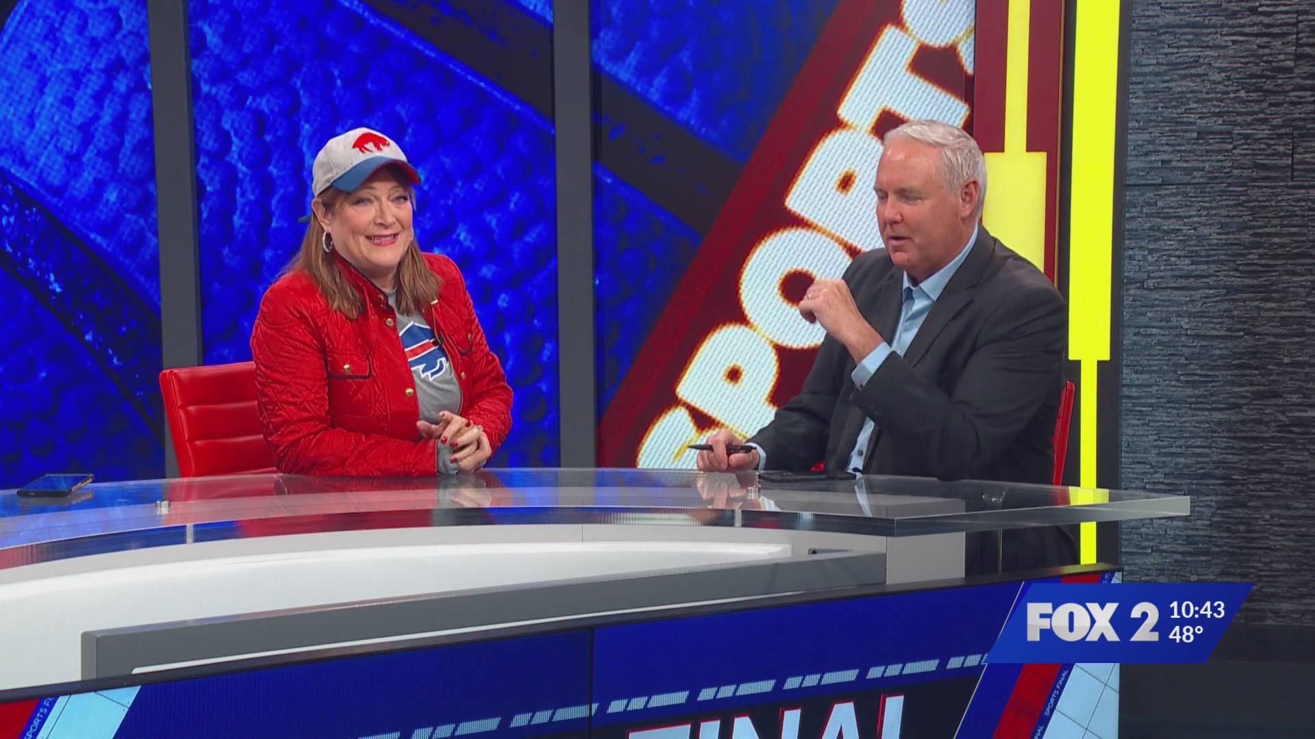 Randi Naughton talking Bills on Sports Final – FOX 2