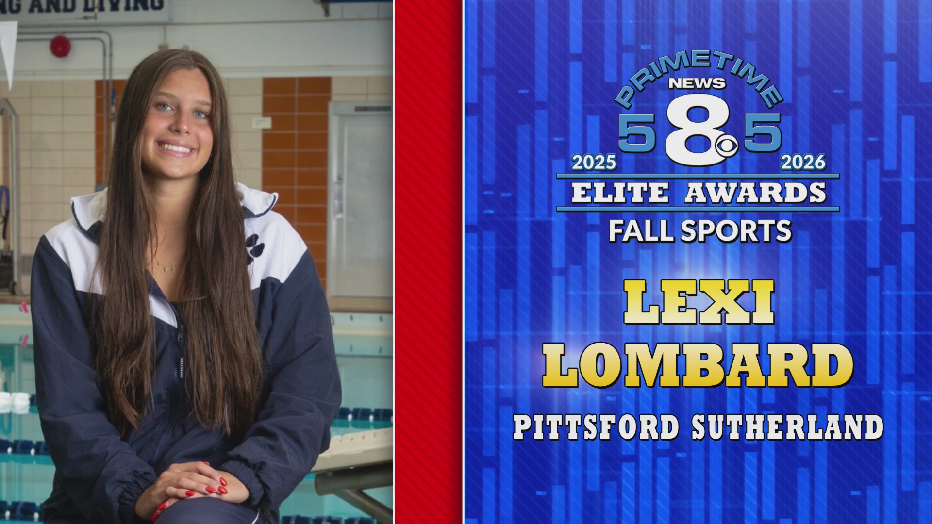 News 8 Primetime 585 Elite Awards: Girls Swim Dive – RochesterFirst