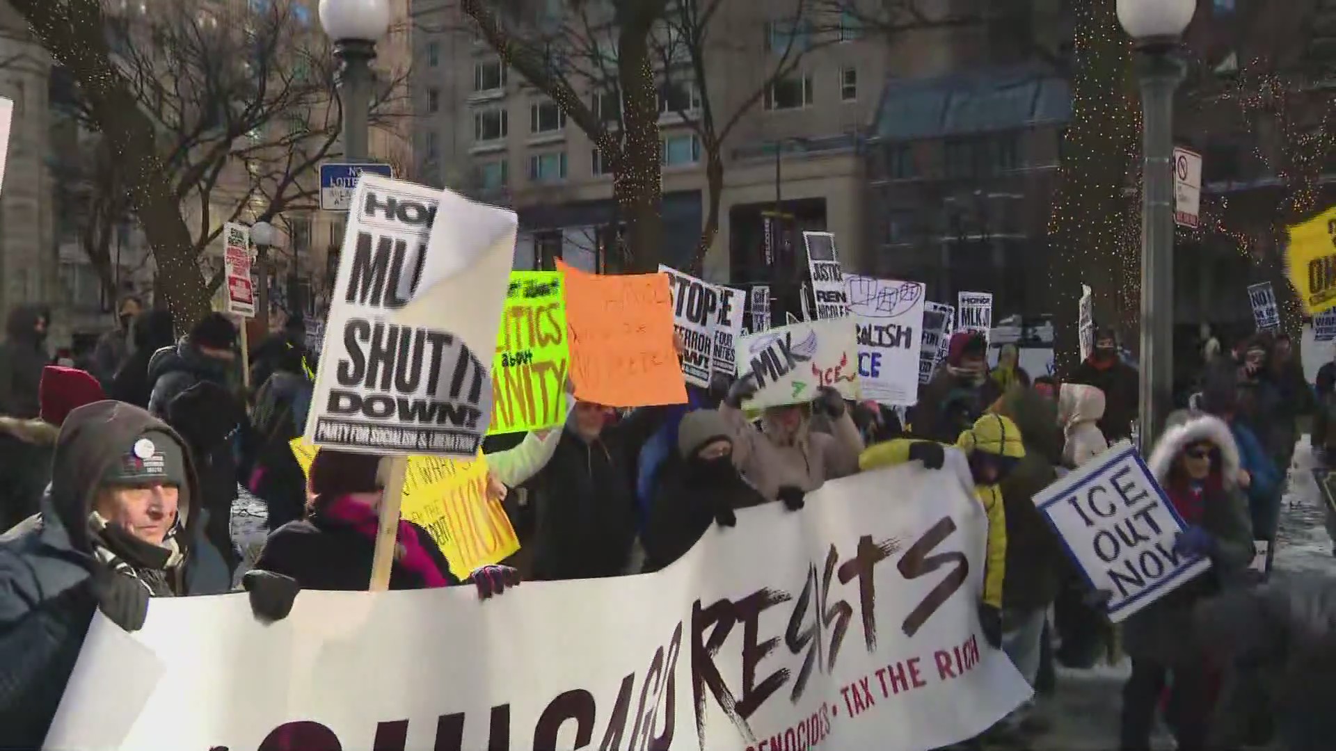 Chicago marchers honor MLK’s legacy with anti-war protest – WGN-TV