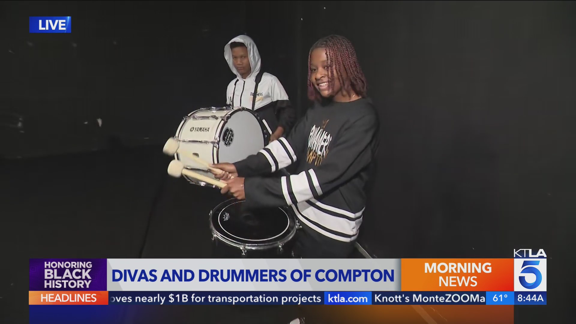 Inside look at the Divas and Drummers of Compton – KTLA