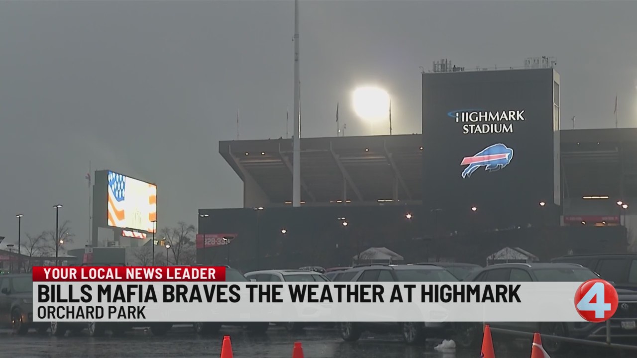 Bills fans brave the weather at Highmark Stadium – News 4 Buffalo