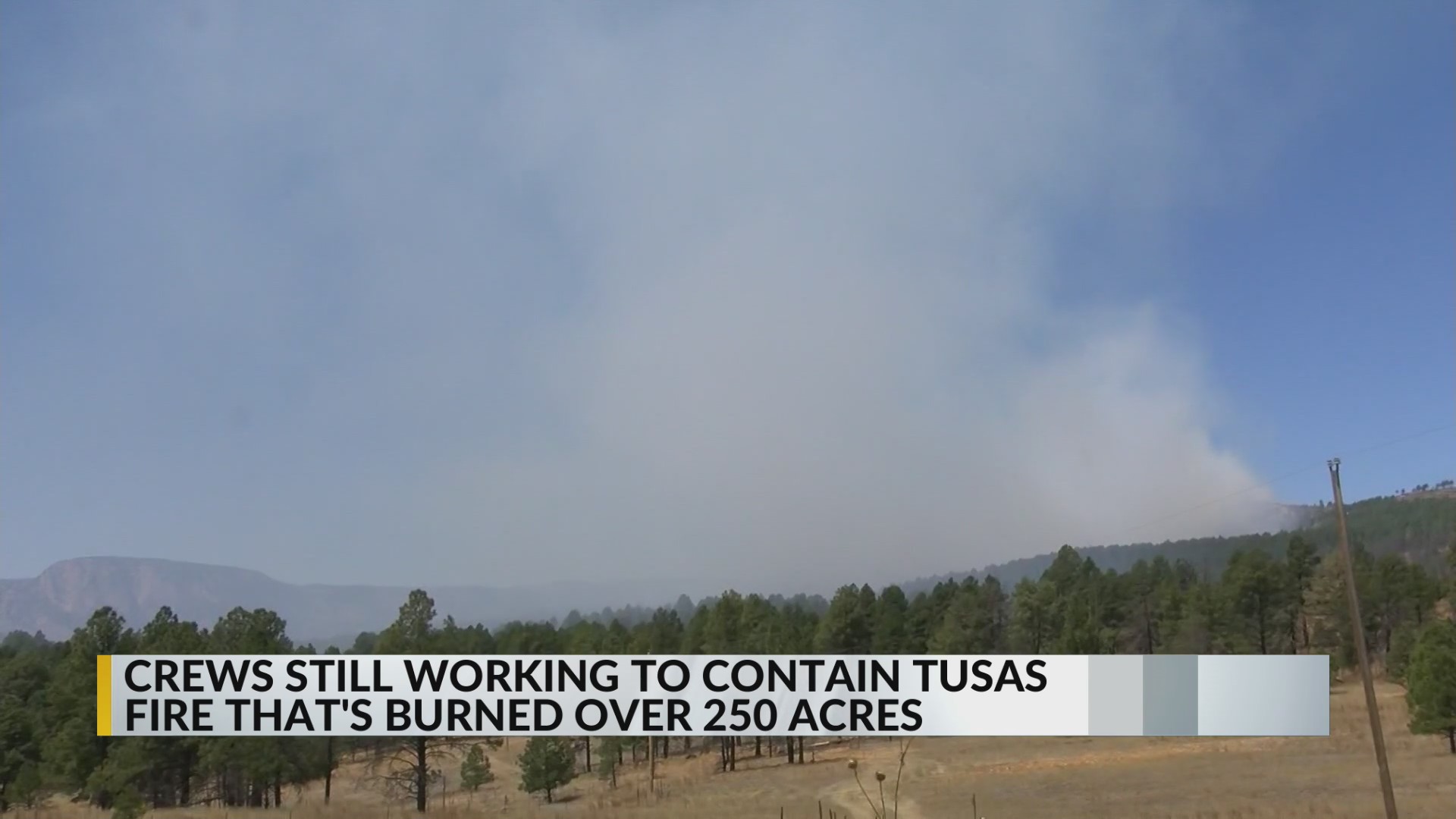 Tusas Fire in San Miguel County burns west of Sapello – KRQE NEWS 13 ...