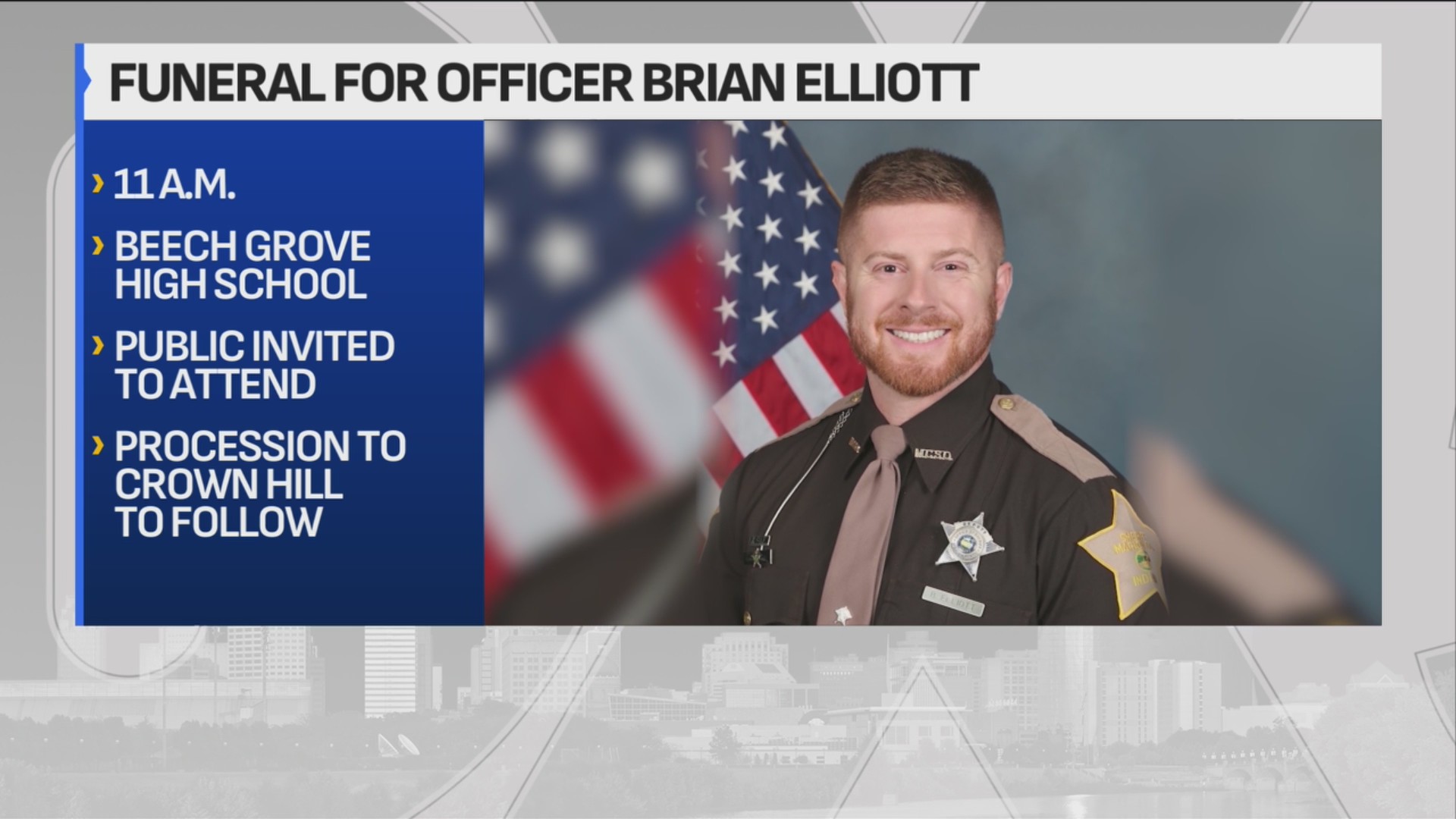 Beech Grove Officer Brian Elliott to be laid to rest – Fox 59
