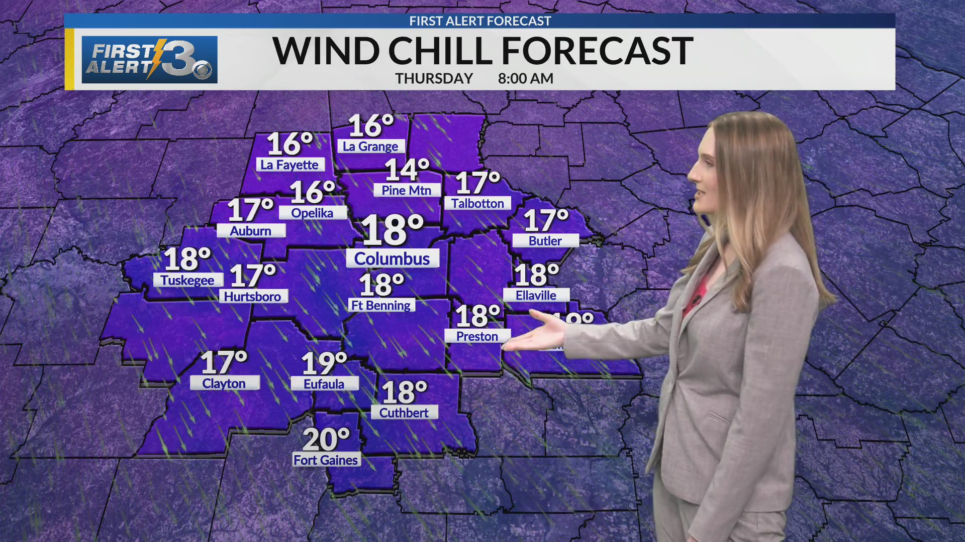 Columbus, Ga Weather Wednesday PM (01/14/26)- Kaylee Barbee – WRBL