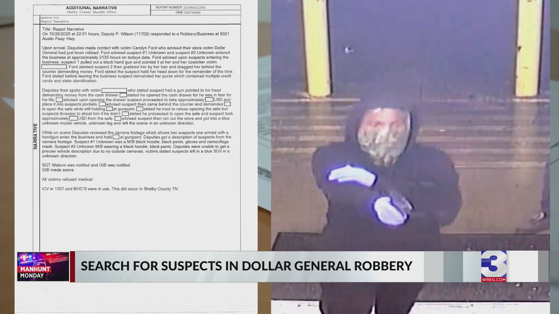 Manhunt Monday: Suspects wanted in Dollar General robbery – WREG.com