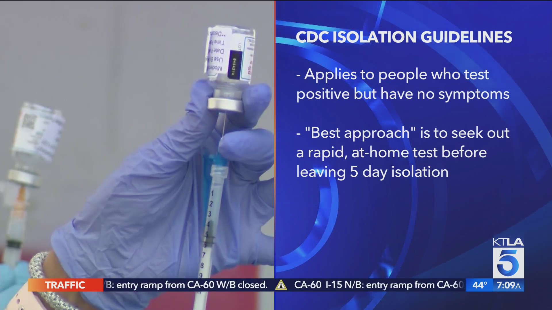 CDC updated isolation guidelines – KTLA