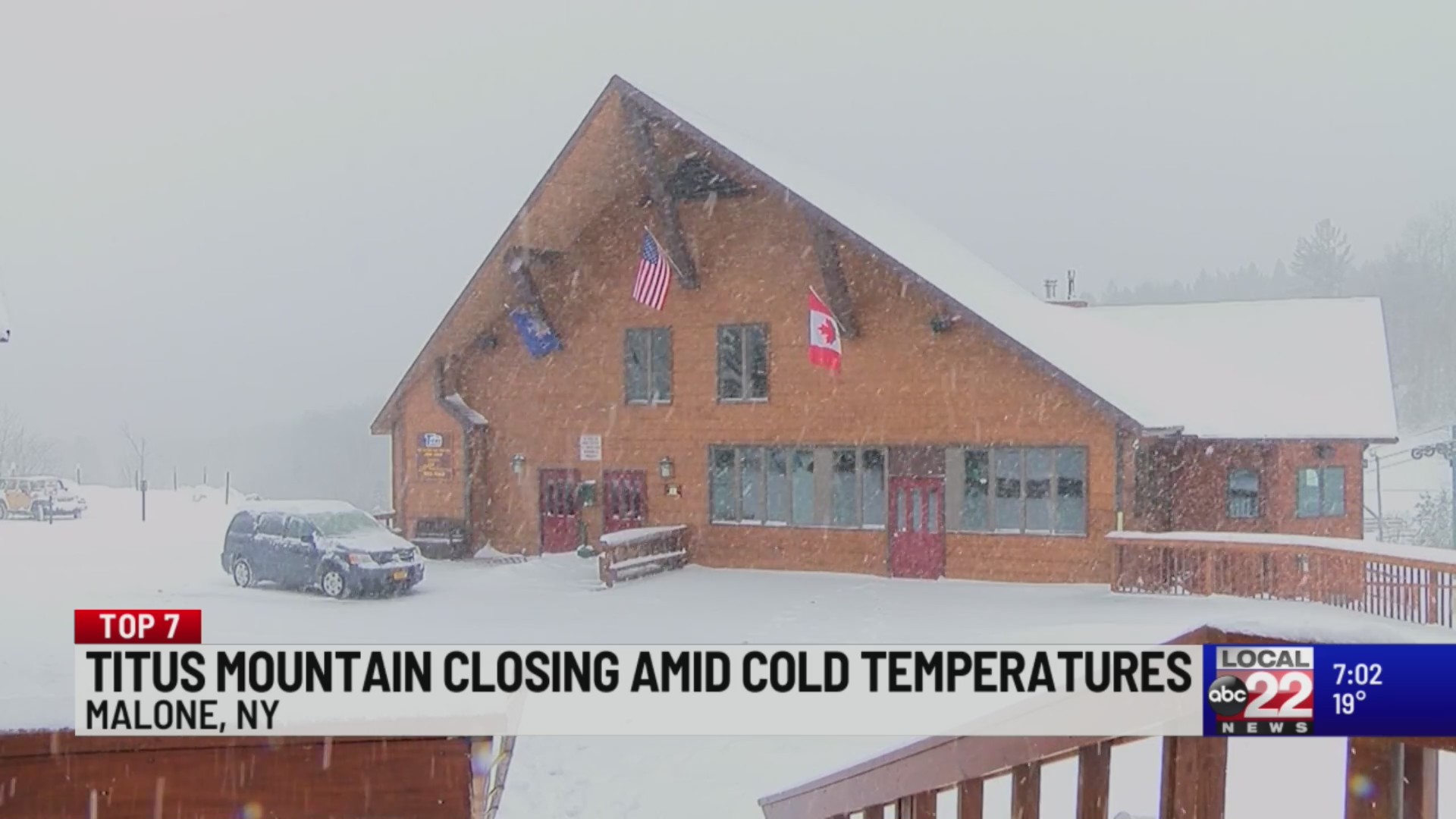 Titus Mountain closing for weekend due to cold – ABC22 & FOX44