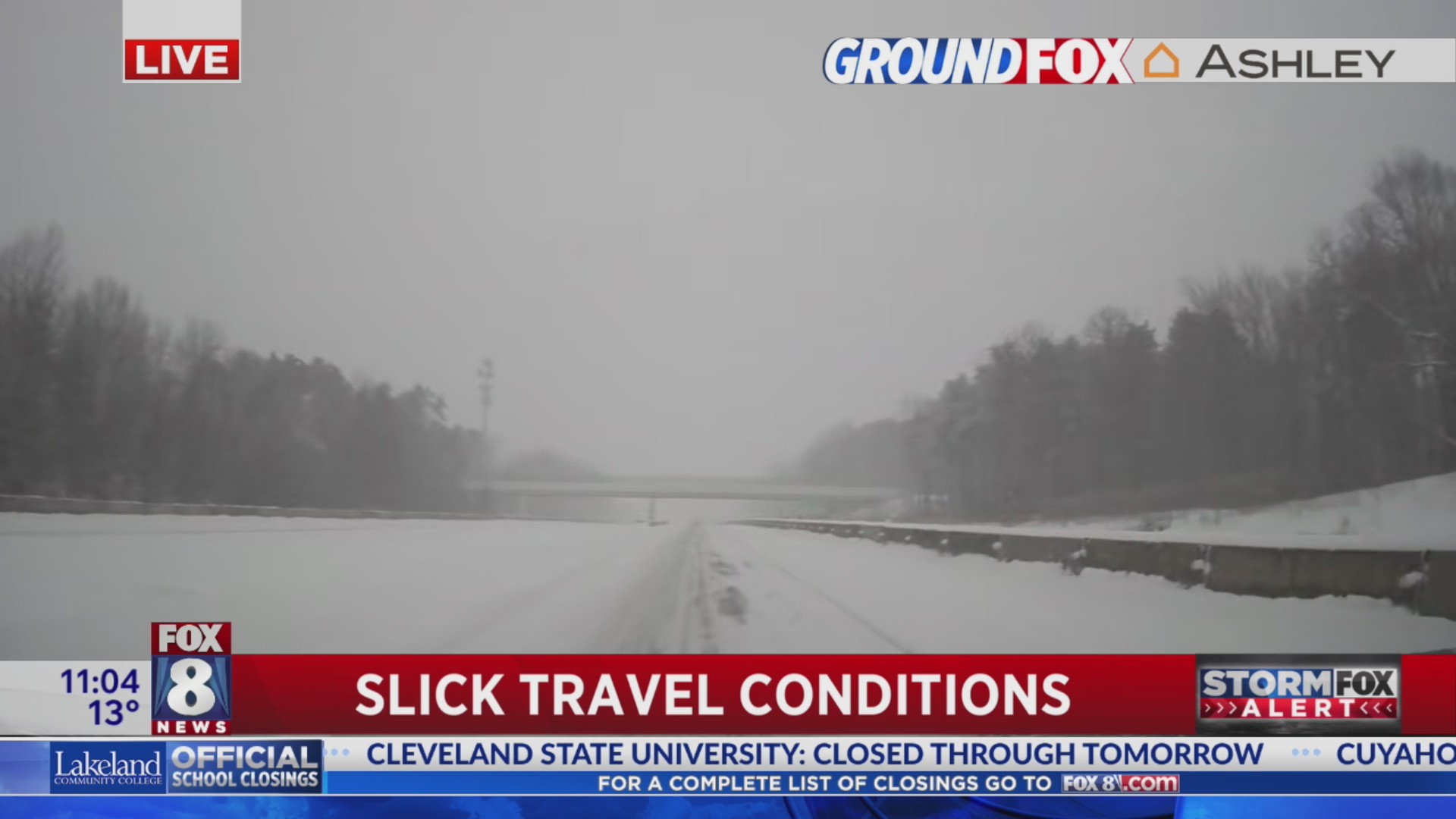 GroundFOX encounters slick travel conditions – Fox 8 Cleveland WJW