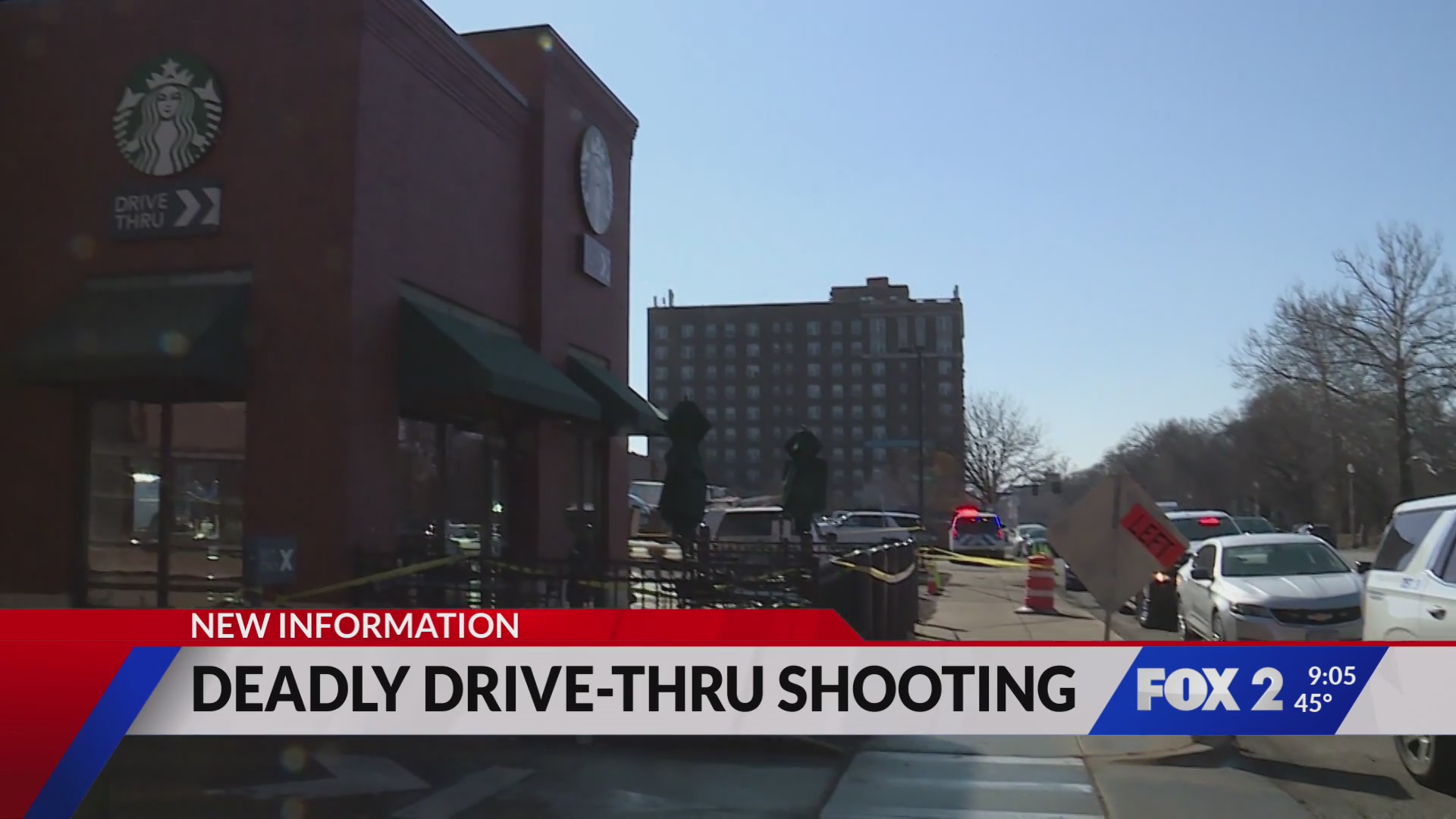Police search for suspect in drive-thru murder at Starbucks – FOX 2