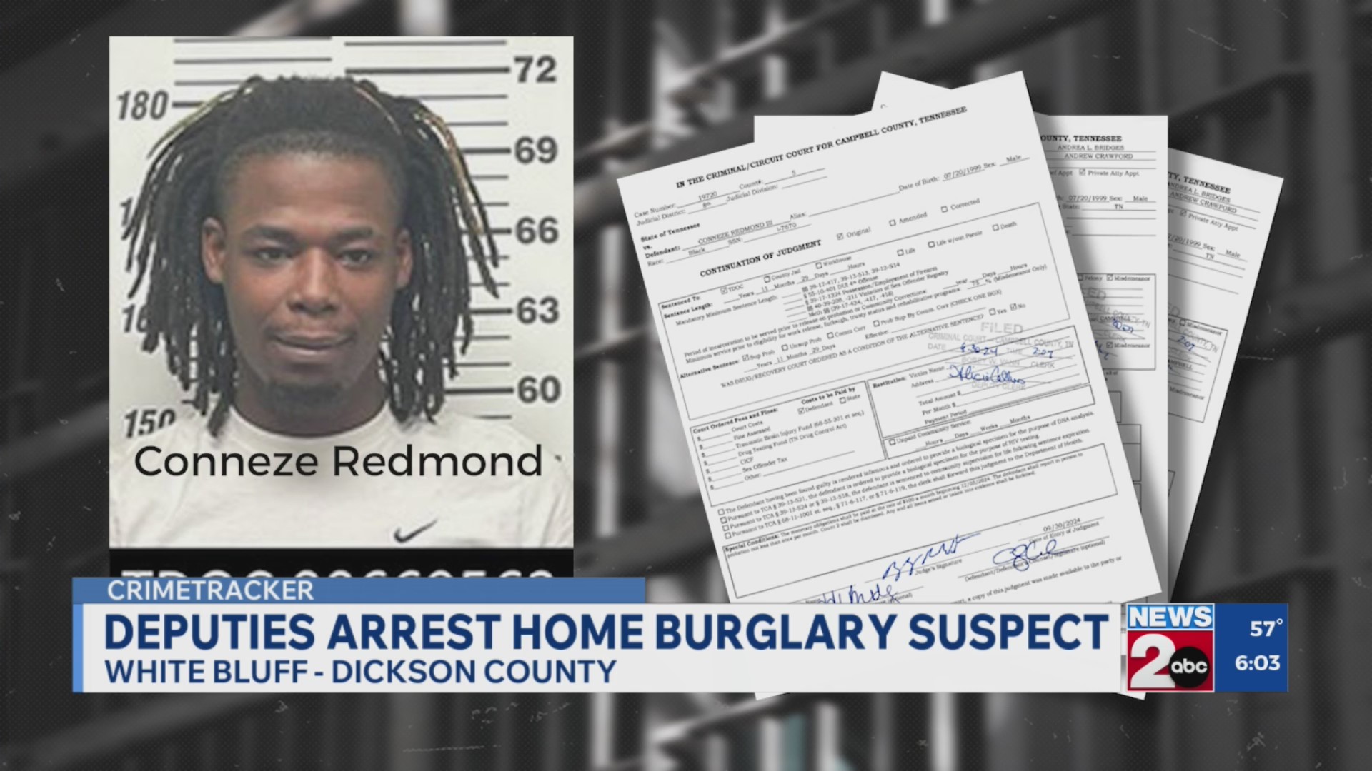 Deputies arrest Dickson County, TN home burglary suspect – WKRN News 2