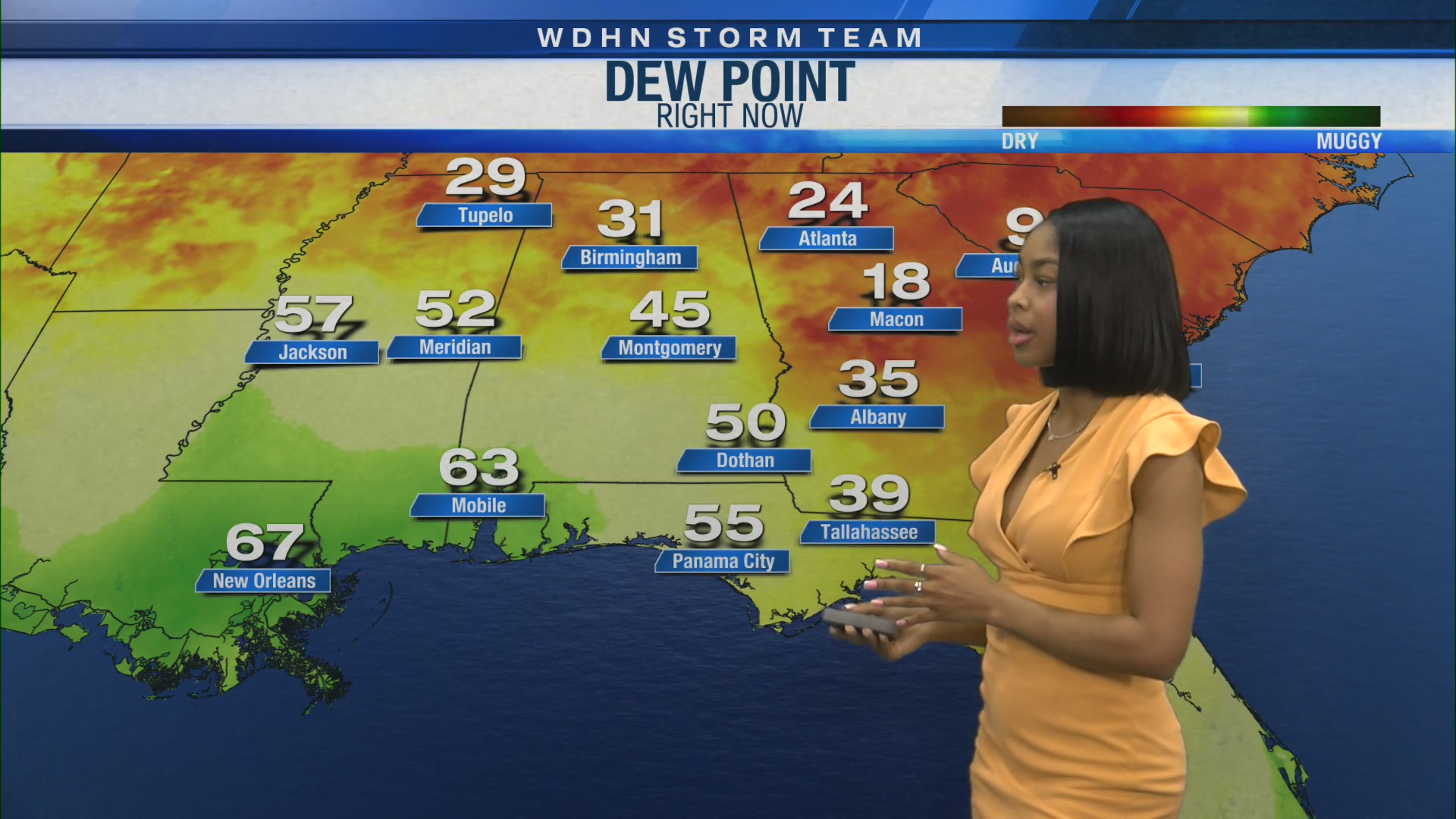 Dry & above average temperatures remain – WDHN – wdhn.com