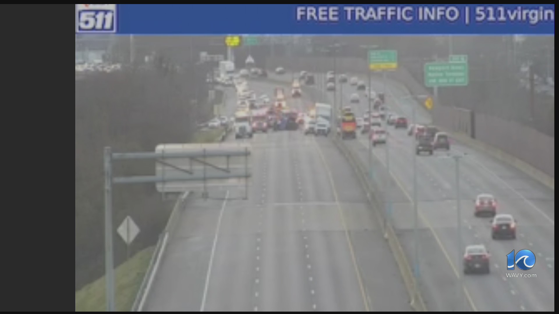 VSP: 1 dead in I-664 crash in Newport News – WAVY.com