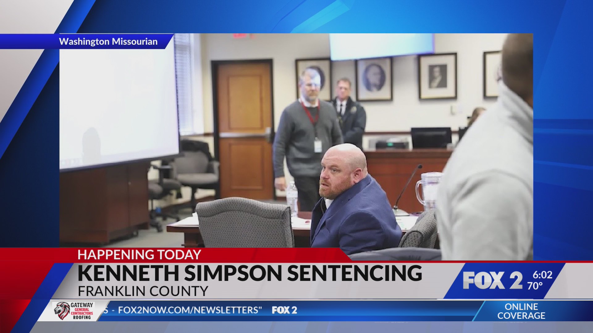 Sentencing set for man convicted of shooting two Hermann officers – FOX 2
