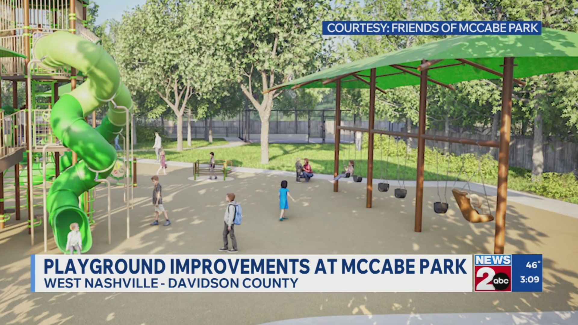 Playground improvements beginning soon at McCabe Park – WKRN News 2