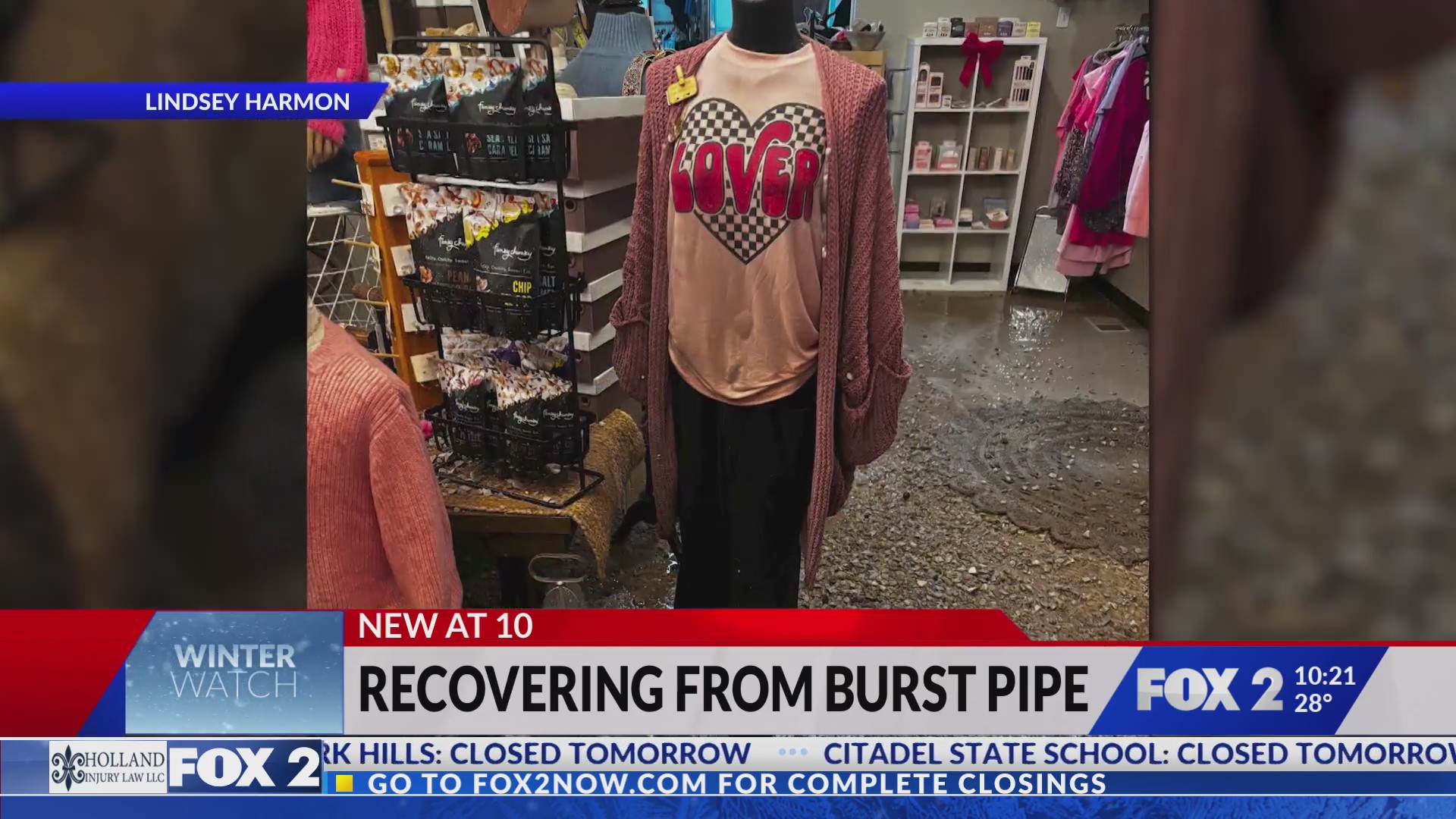 Burst pipe closes small business in Potosi – FOX 2