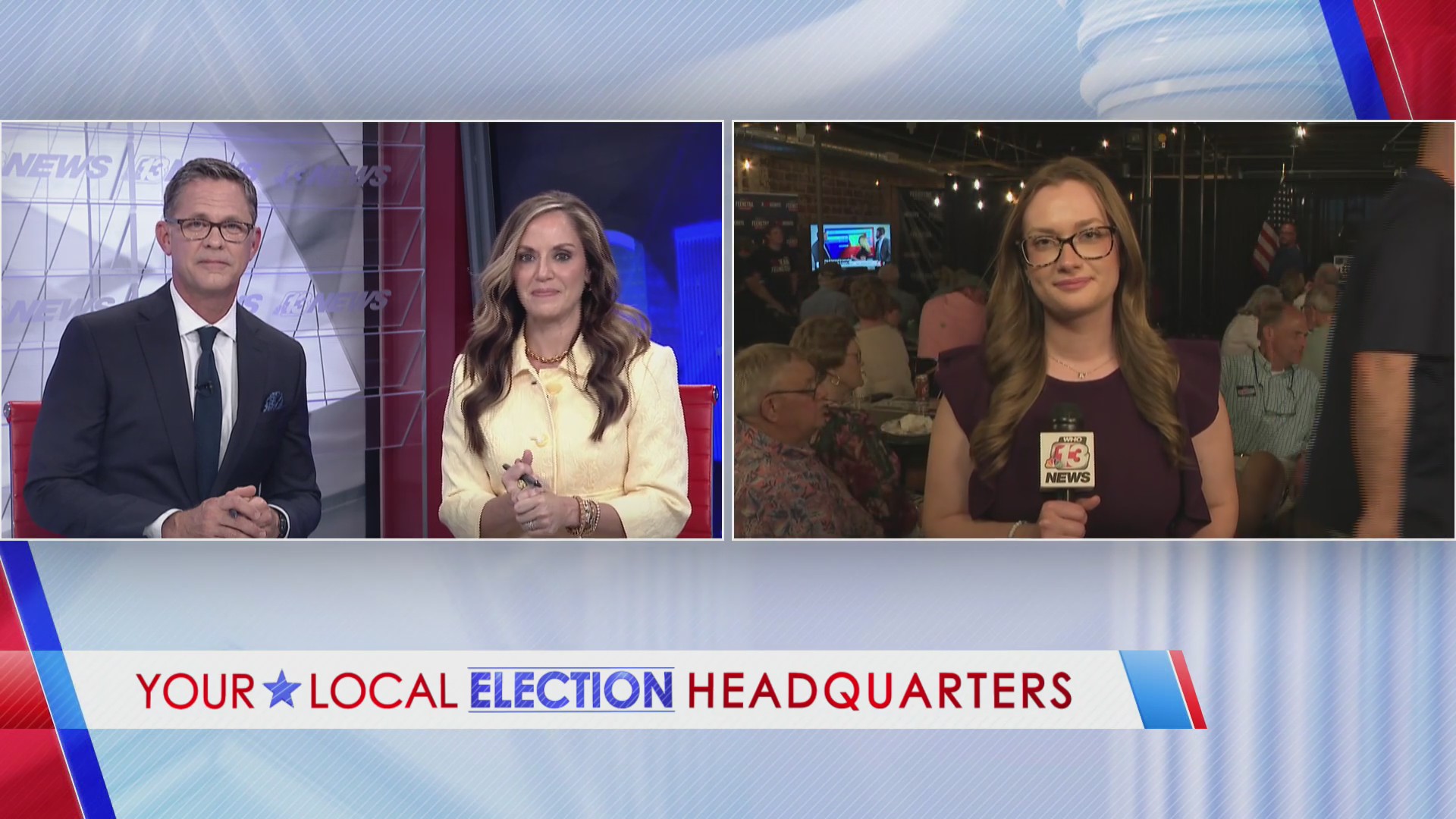 WHO 13’s Teodora Mitov reports live from Randy Feenstra’s watch party ...