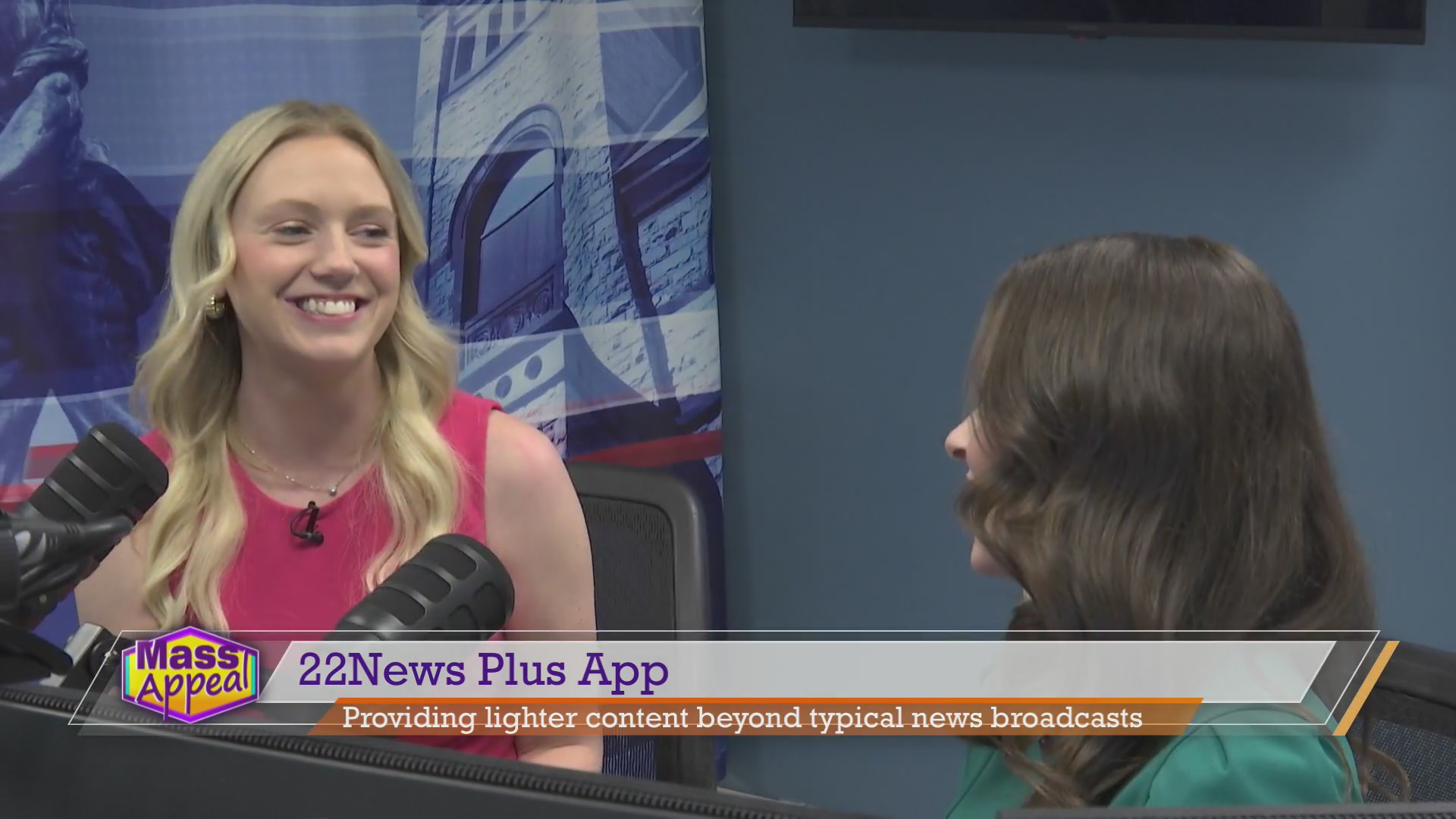 Mass Appeal “Off the Desk” anchors Julia O’Keefe and Kaelee Collins ...