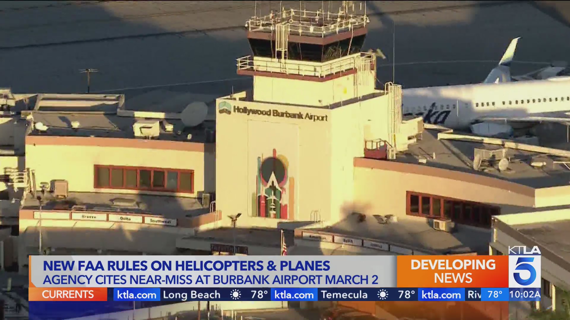 Near-miss at Burbank Airport prompts new FAA safety rule – KTLA