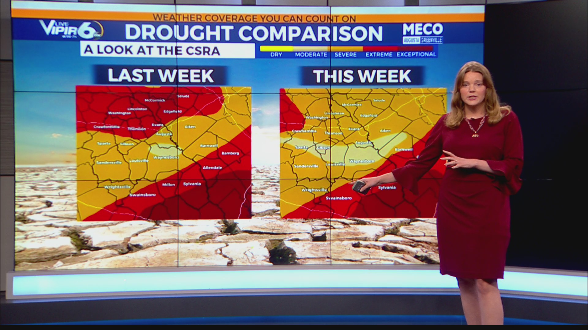 Avery’s Weather Whys: Drought Monitor Update – WJBF