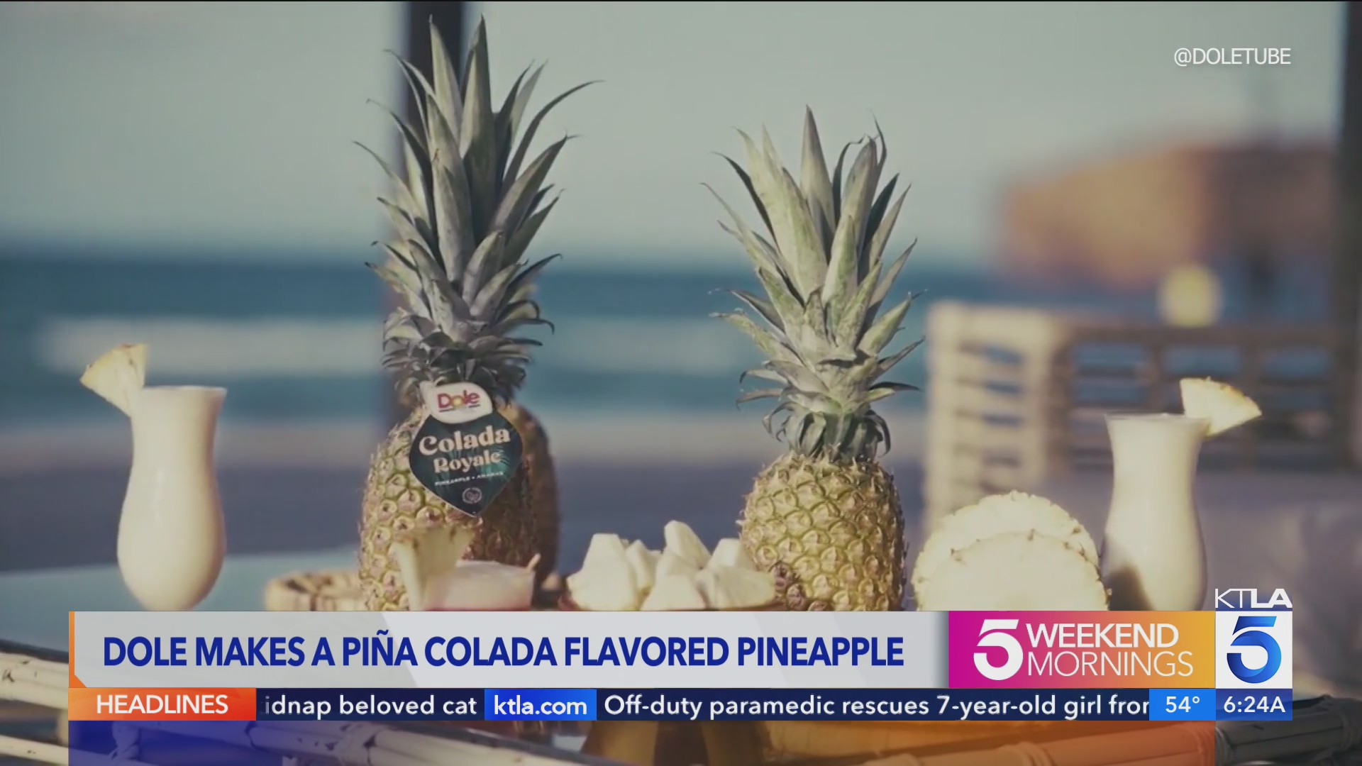 Dole makes a Piña Colada flavored pineapple – KTLA