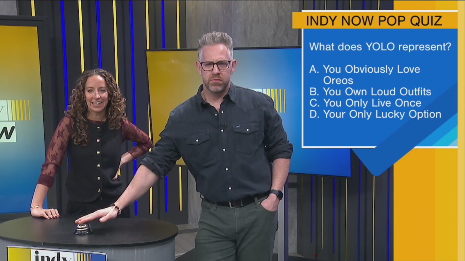 Indy Now Pop Quiz: Decode This! Acronym Based Trivia – 11/24/25 – Fox 59