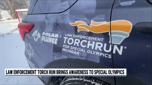 GRPD shows off cruiser decals promoting Special Olympics Michigan ...