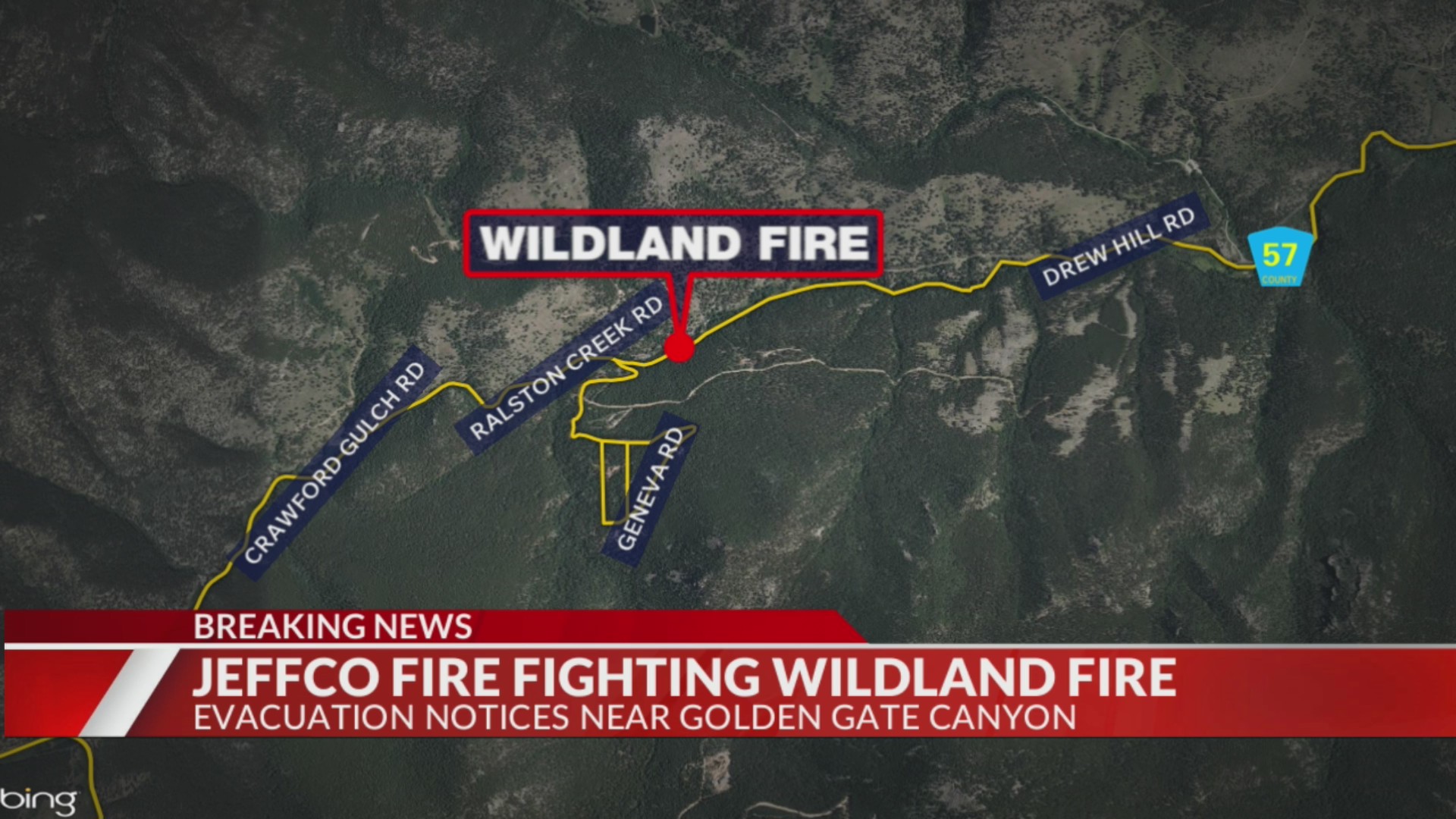 Evacuation notices out near Golden Gate Canyon State Park for wildland ...