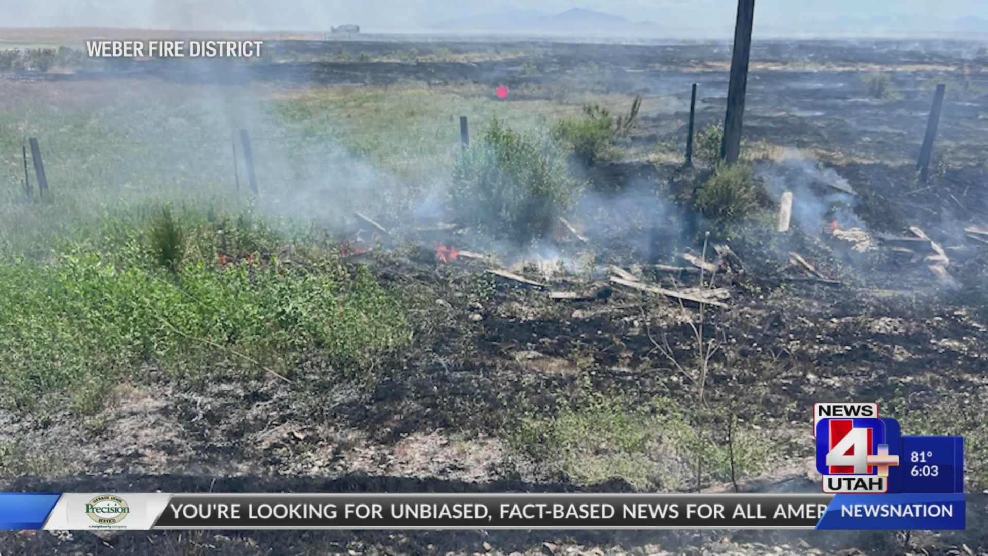 8800 West Fire burns 50 acres, likely caused by remote controlled ...