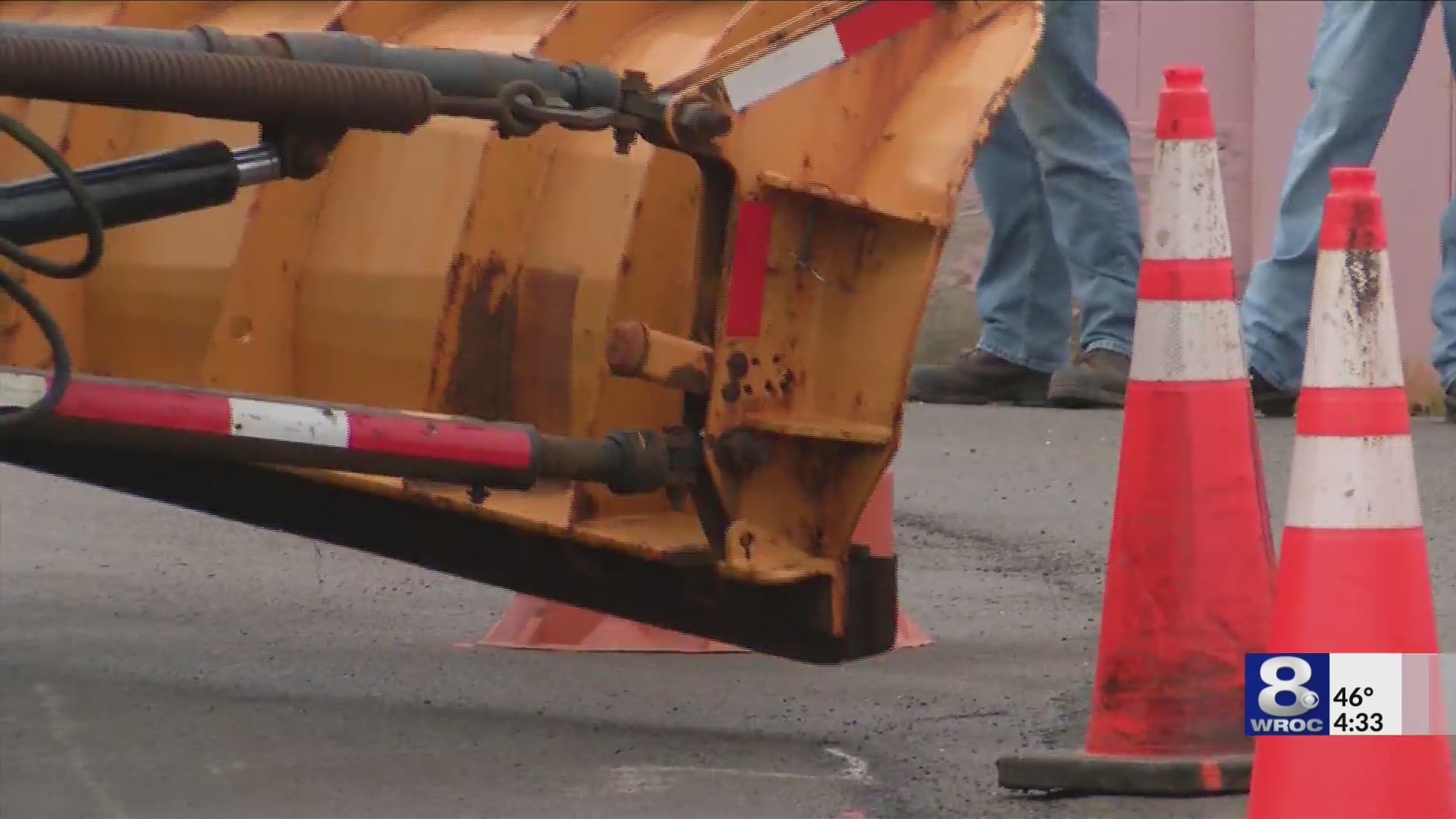 Traffic cones become ‘snow’ as plow drivers sharpen winter skills ...