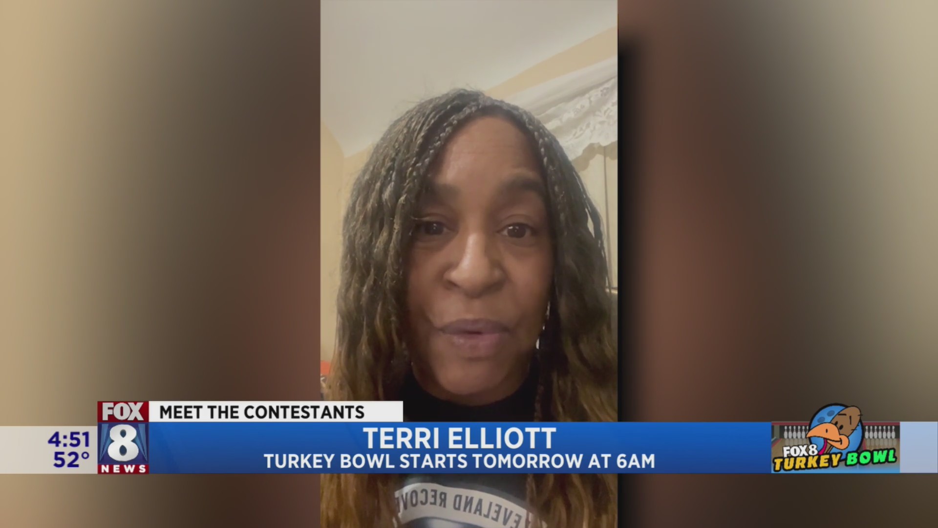 Turkey Bowl contestant Terri Elliott – Fox 8 Cleveland WJW