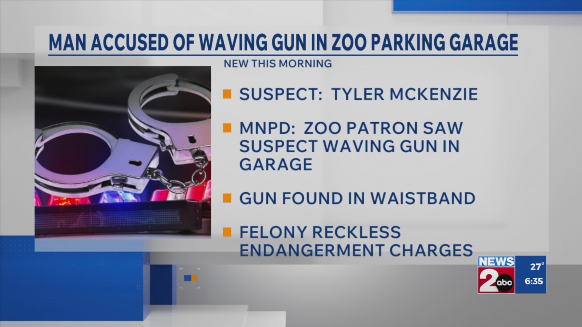 Man accused of waving gun in Nashville Zoo parking garage – WKRN News 2