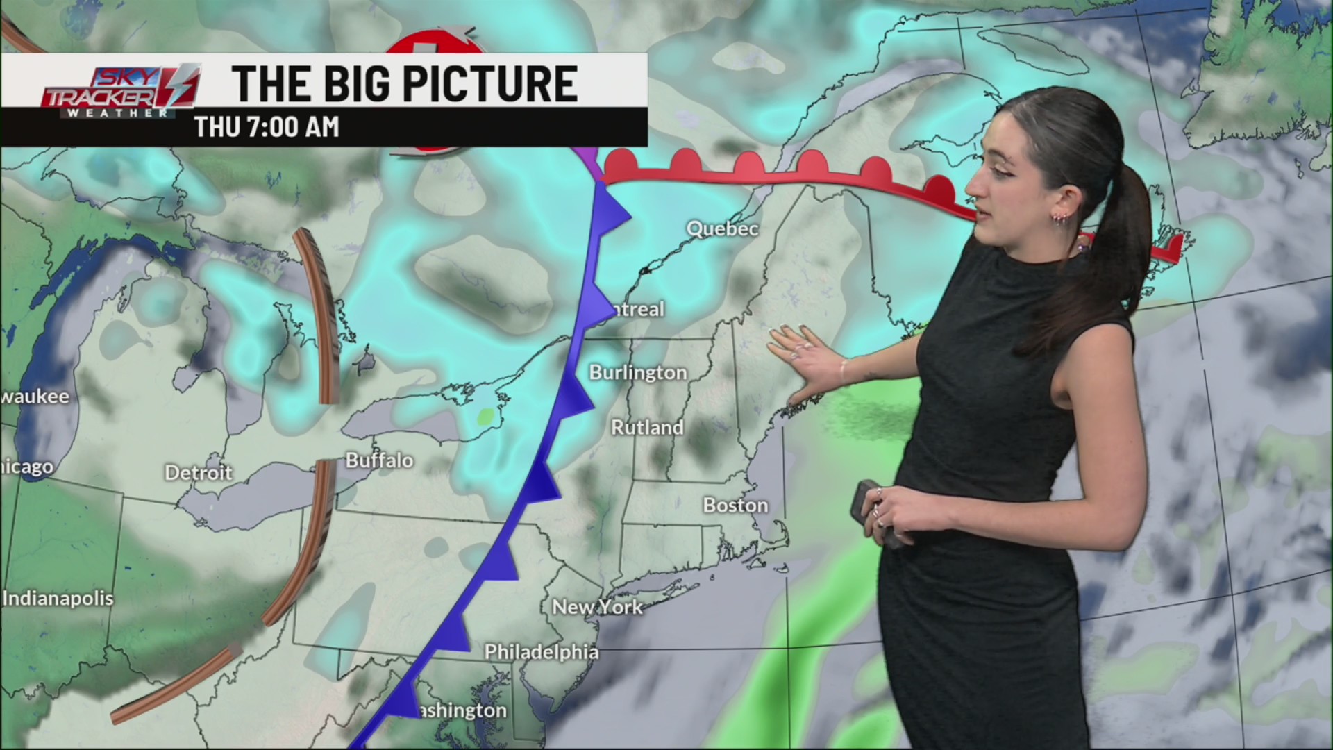 Snow Wednesday afternoon – Squalls Thursday – ABC22 & FOX44