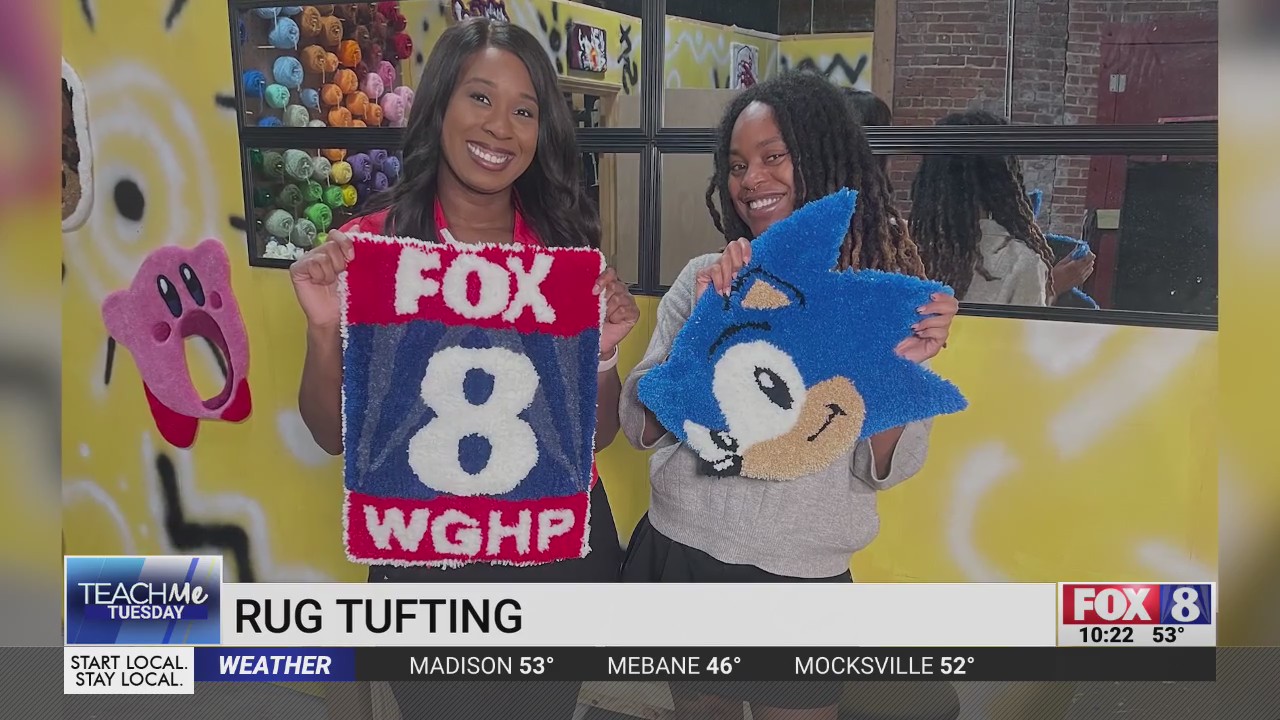 Learn about rug tufting at this Greensboro art studio – FOX8 WGHP