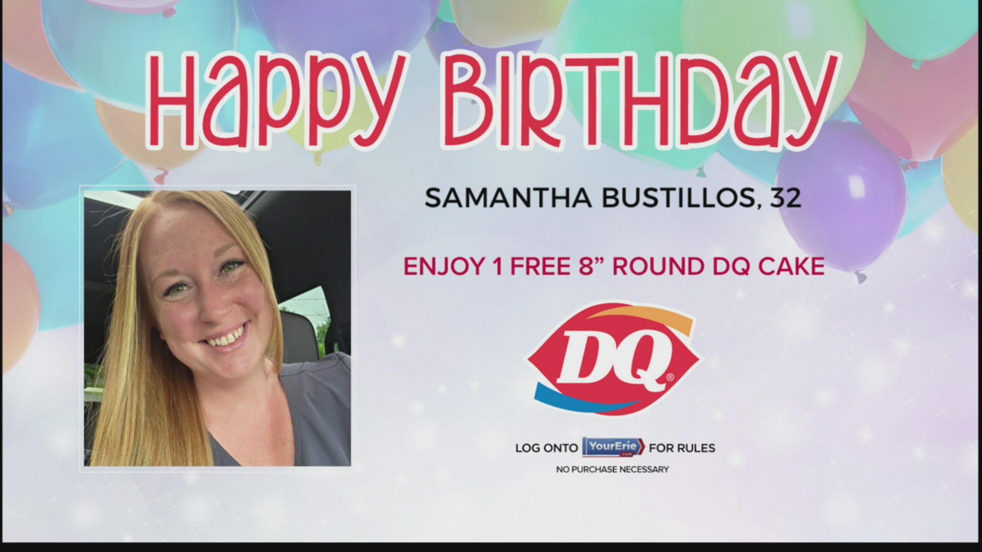 Birthdays: Samantha Bustillos, 32 – WJET/WFXP/YourErie.com