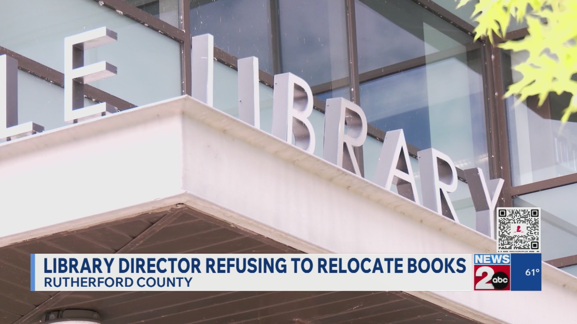 Rutherford County library director refusing to relocate books – WIVT ...
