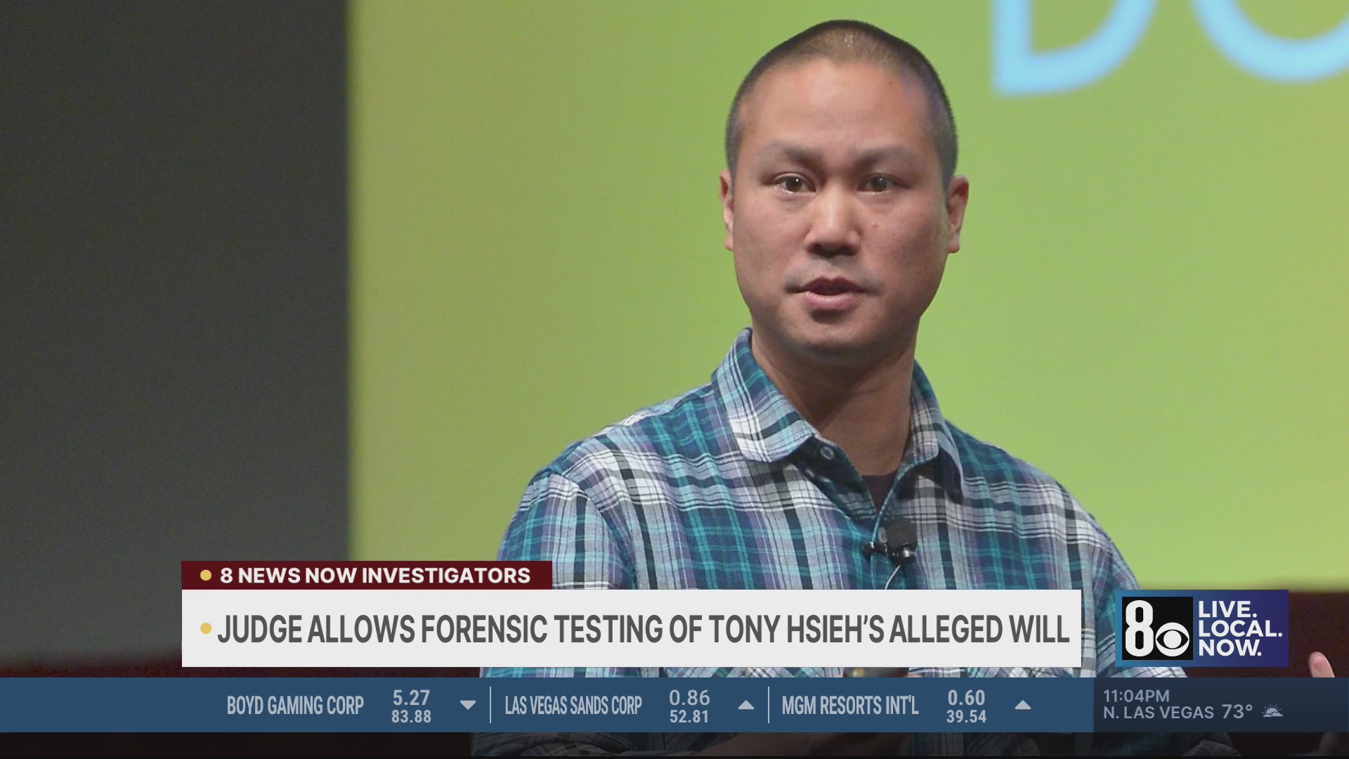 Las Vegas judge allows forensic testing of Tony Hsieh’s alleged will – KLAS
