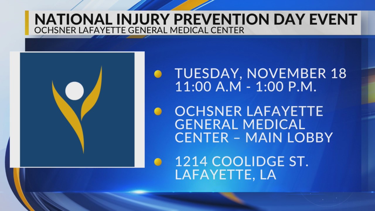 National Injury Prevention Day Event Interview – KLFY.com