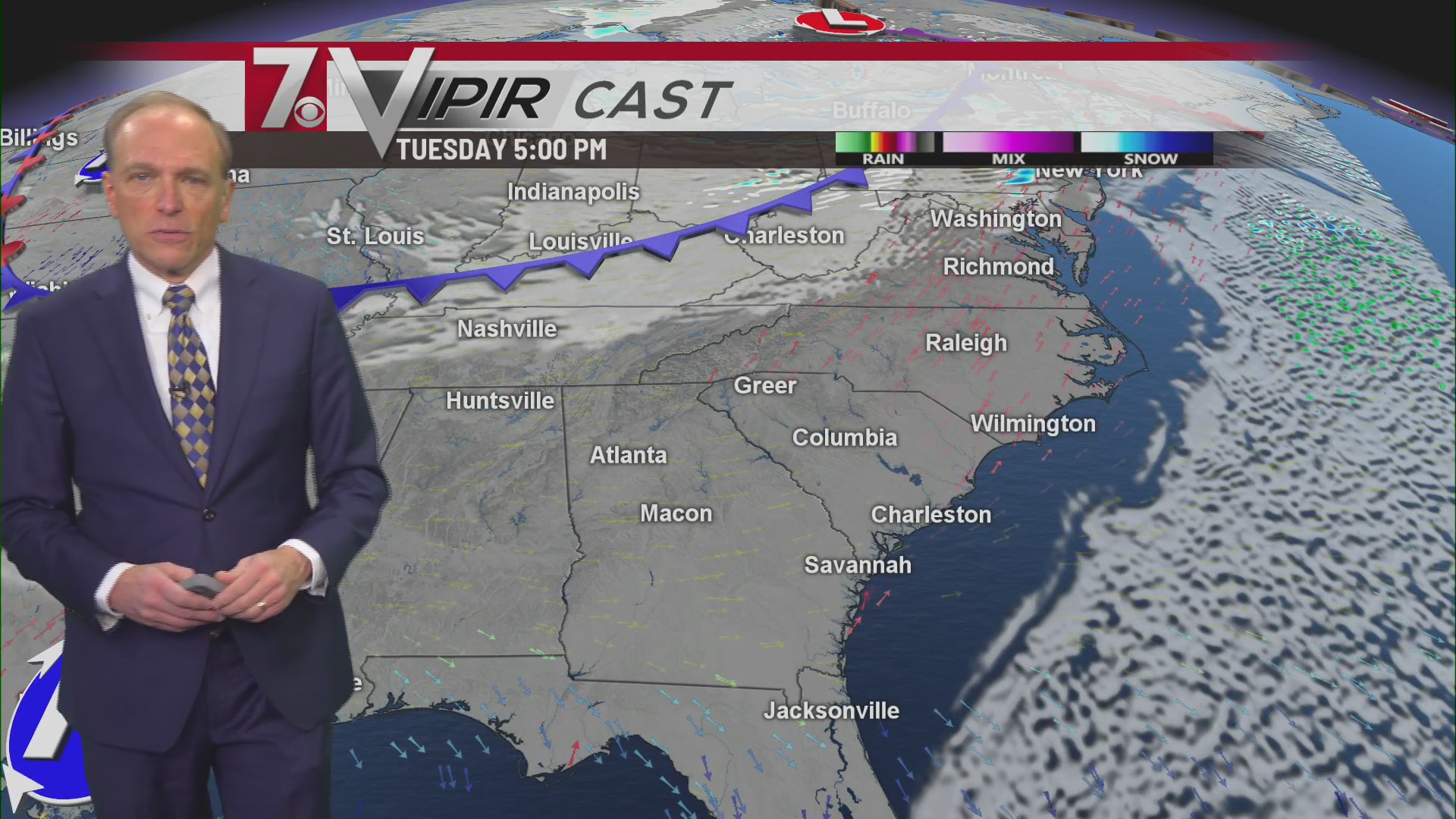 7Weather Tuesday Morning Forecast – WSPA 7NEWS