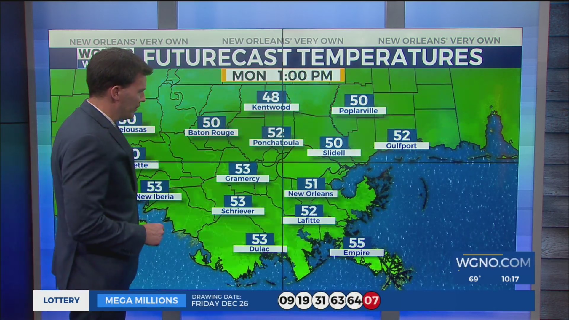 Windy and colder Monday behind a cold front – WGNO