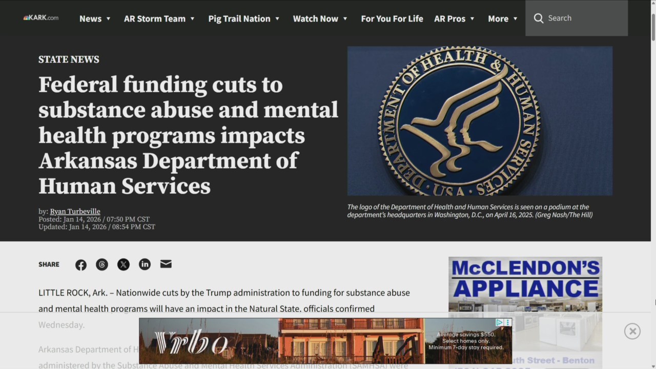 Arkansas Department of Human Services’ more than $3 million in SAMHSA ...